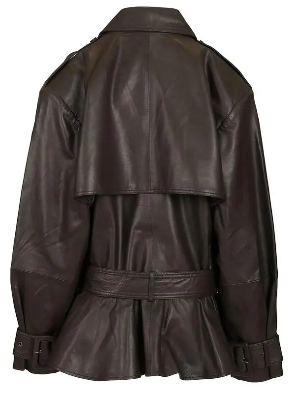 ROTATE BY BIRGER CHRISTENSEN Motorcycle Jacket - Brown