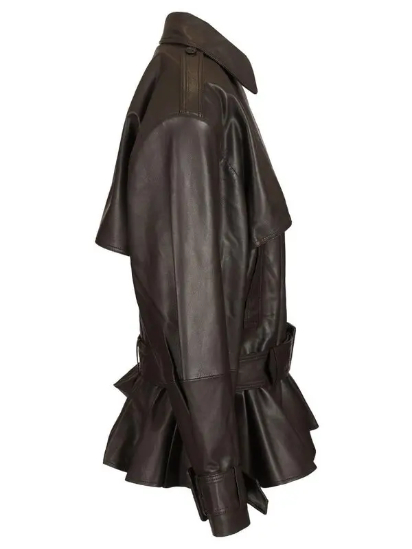 ROTATE BY BIRGER CHRISTENSEN Motorcycle Jacket - Brown