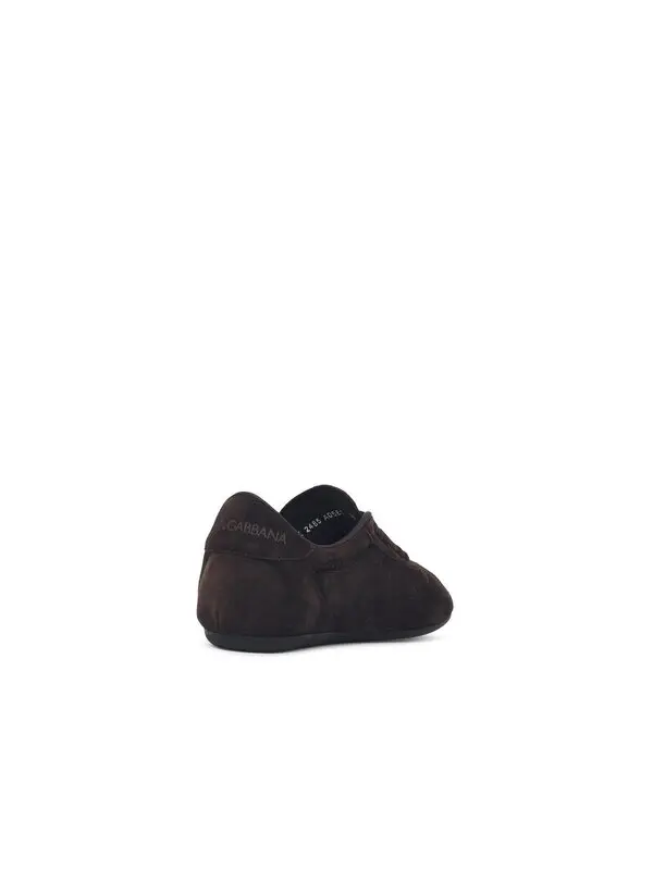 Dolce & Gabbana Suede Sneakers - Brown