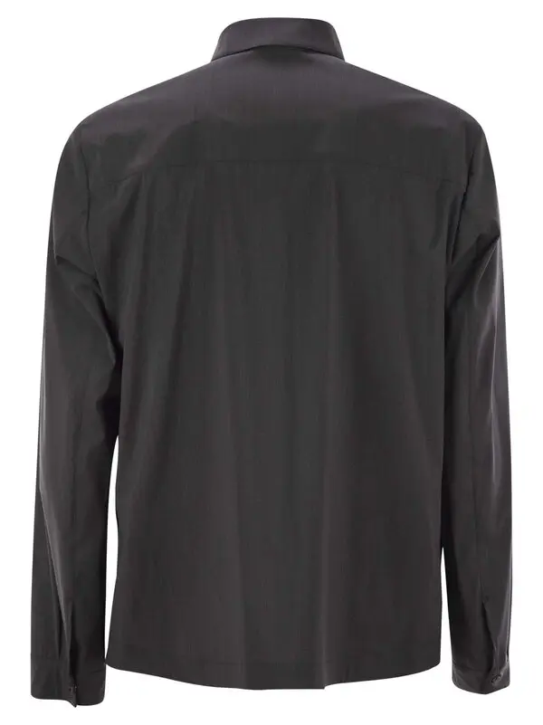 Herno Shirt-cut Jacket In Tech Wool