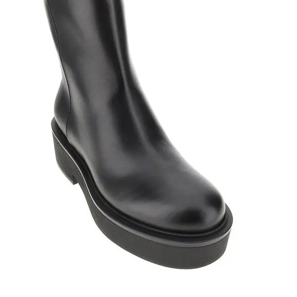 GIANVITO ROSSI Hiro' Leather Boots