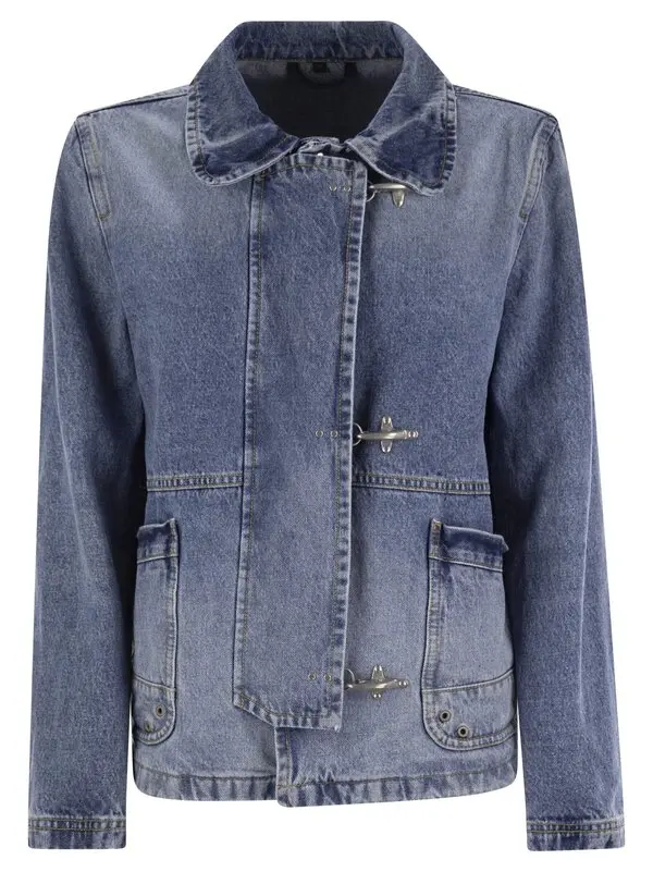 FAY 3 Ganci In Cotton Denim - Multicolor