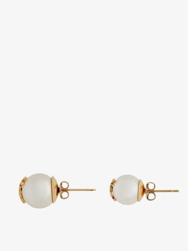 Saint Laurent Orecchini Asimmetrici Con Dettaglio Cassandre
