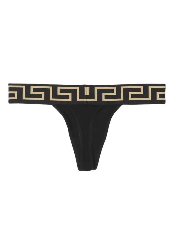 Versace Greek Key Thong