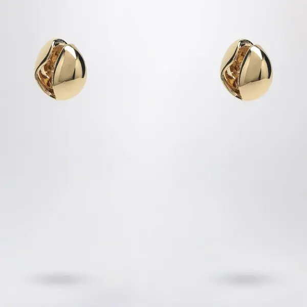 Coperni Gold C Logo Earrings