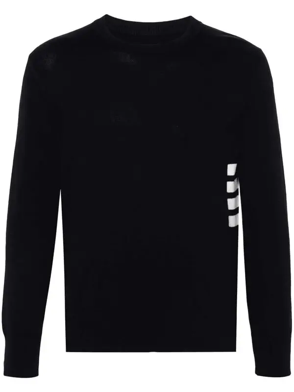 Thom Browne 4-stripe Detail Sweater - Blue