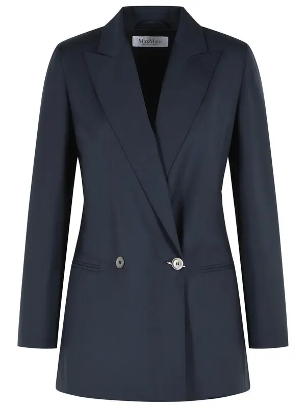 Max Mara Bikini' Deep Tela Blazer - Blue