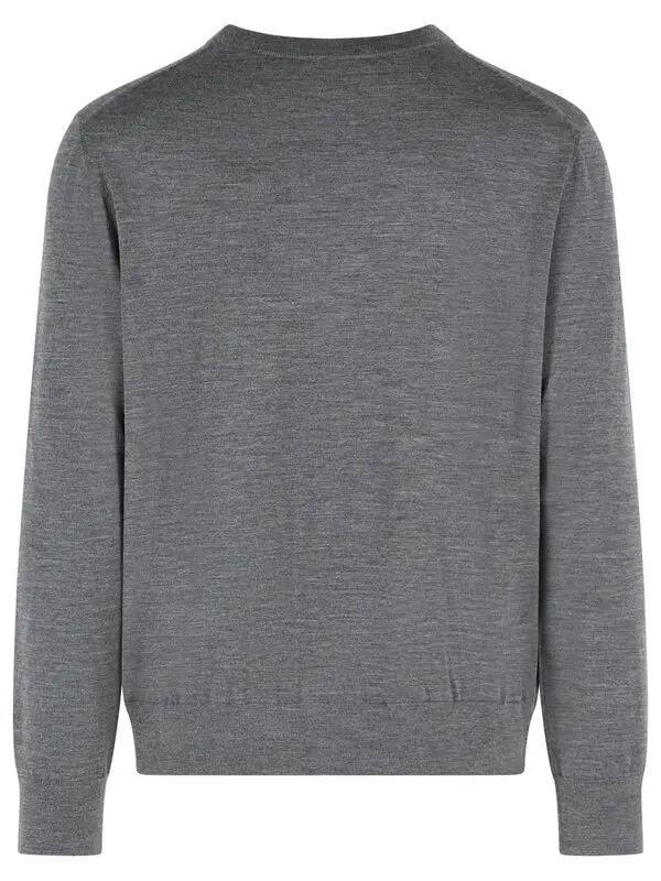 Burberry Easton' Grey Wool Sweater