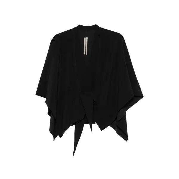 Rick Owens V-neck Blouse - Black