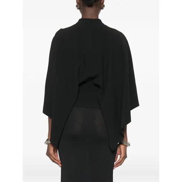 Rick Owens V-neck Blouse - Black