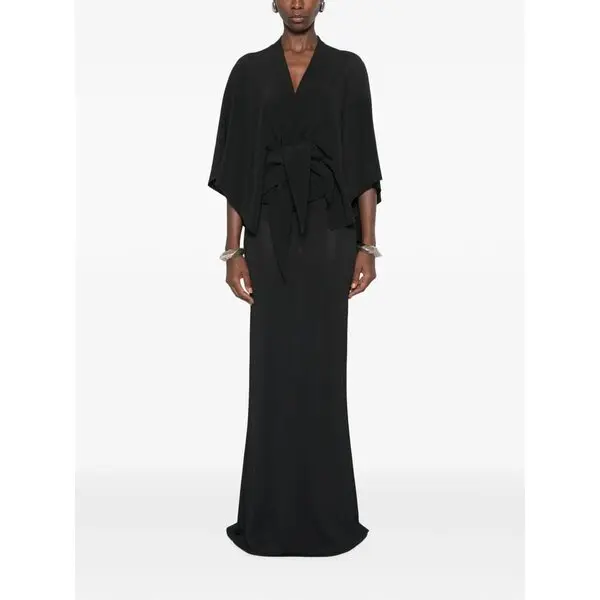 Rick Owens V-neck Blouse - Black