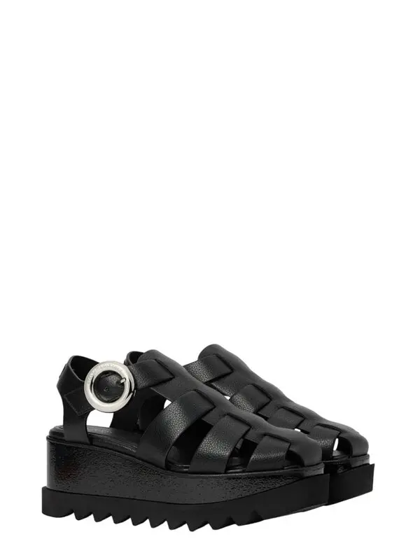 Stella McCartney Elyse Plateau Sandals - Black