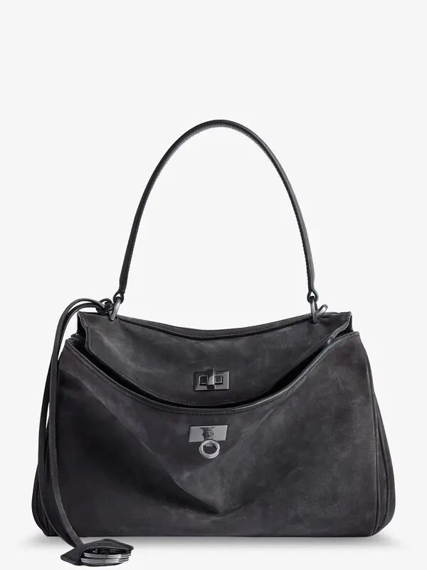 Balenciaga Rodeo S Suede Crossbody Bag - Multicolor