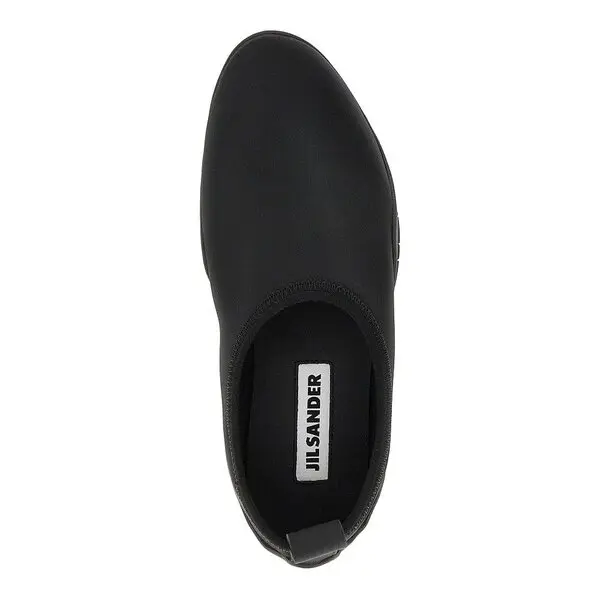 JIL SANDER Satin Flat Shoes - Black