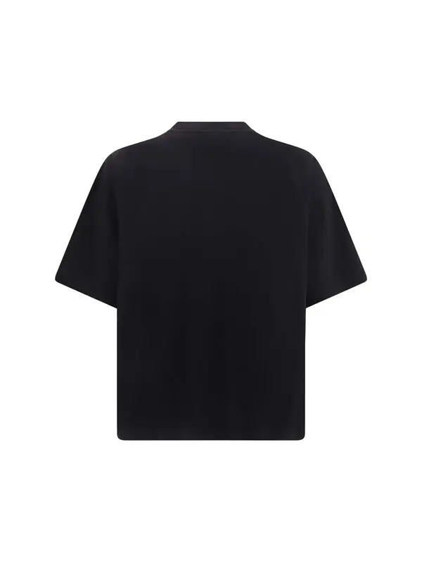 Dries Van Noten Monochrome Cotton T-shirt - Black
