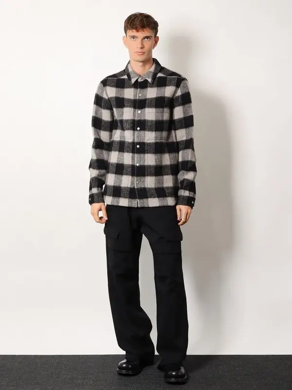 Rick Owens Stefan Cargo Virgin Wool Trousers