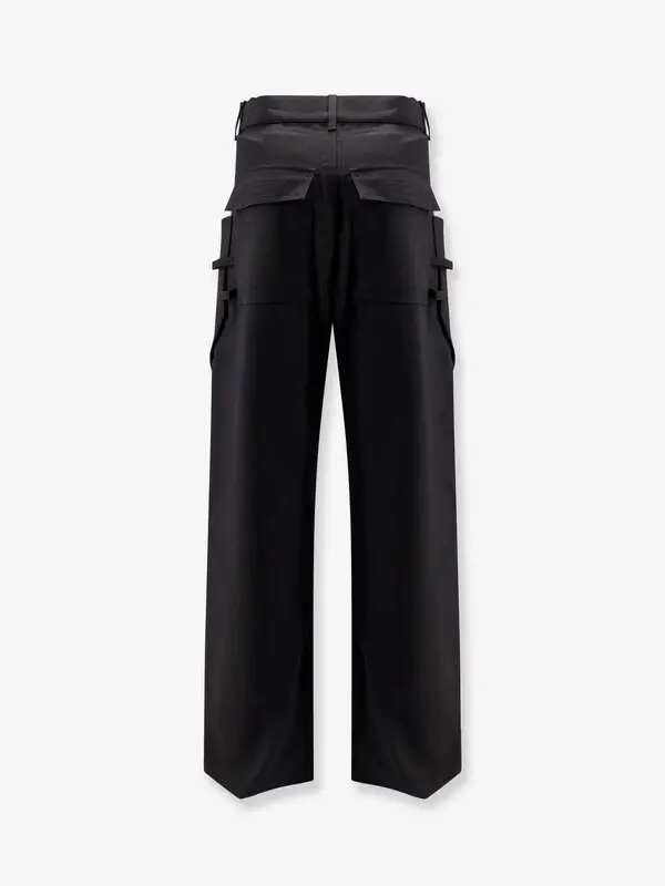 Rick Owens Stefan Cargo Virgin Wool Trousers