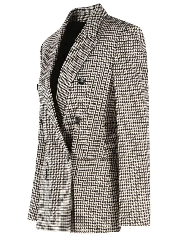 Max Mara Eccelso' Blazer In Viscose And Virgin Wool - Black
