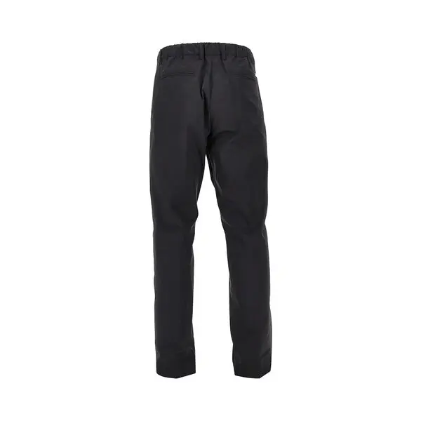 Herno Technical Poplin Pants With Drawstring - Black
