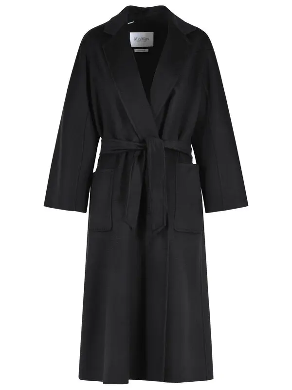 Max Mara Icon Ludmilla' Cashmere Coat - Black