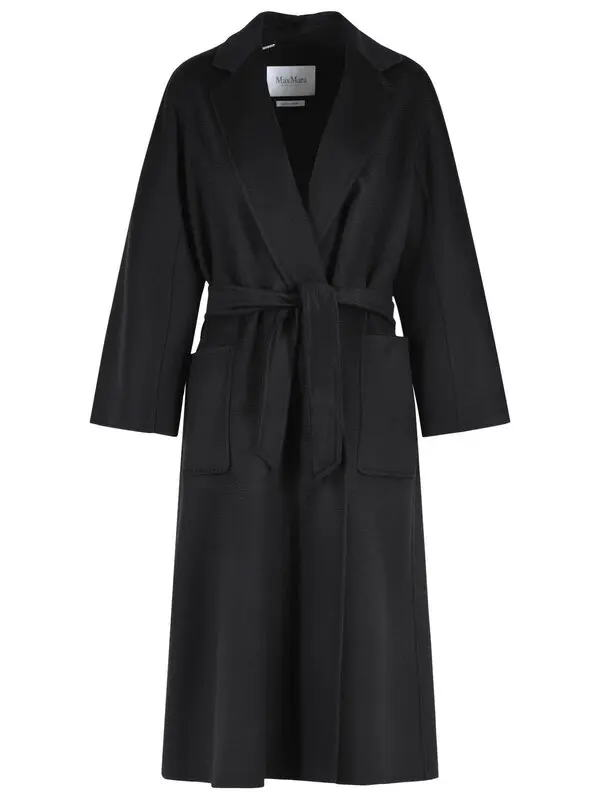 Max Mara Icon Ludmilla' Cashmere Coat - Black