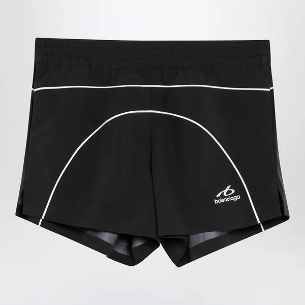 Balenciaga Technical Fabric Shorts - Black