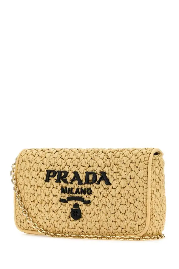 Prada Raffia Crossbody Bag