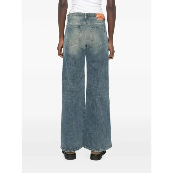 DIESEL® Denim Wide-leg Jeans - Blue