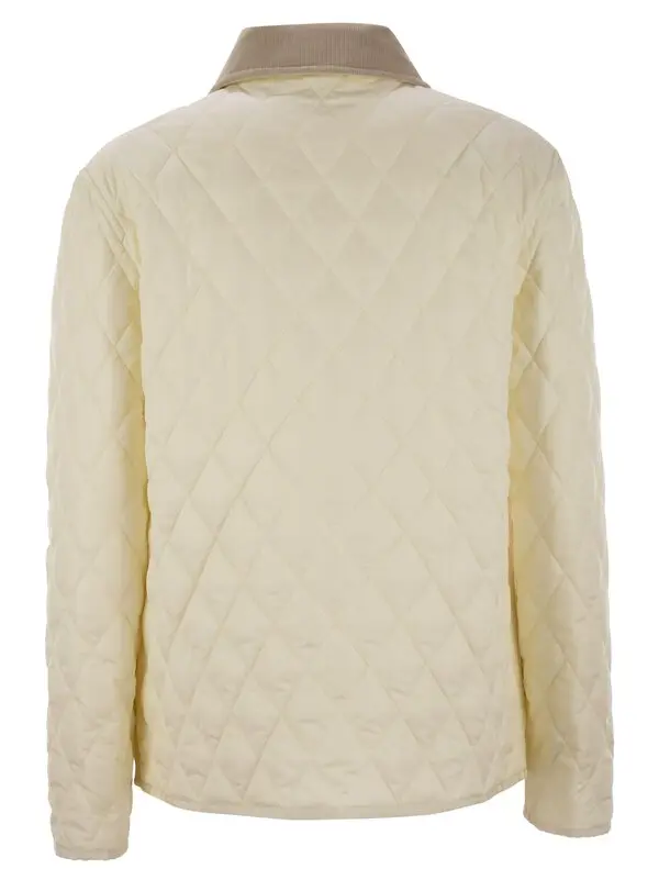 FAY Diamond Quilted Nylon Shirt Jacket