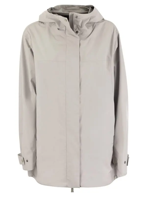 Herno Parka With Hood - White