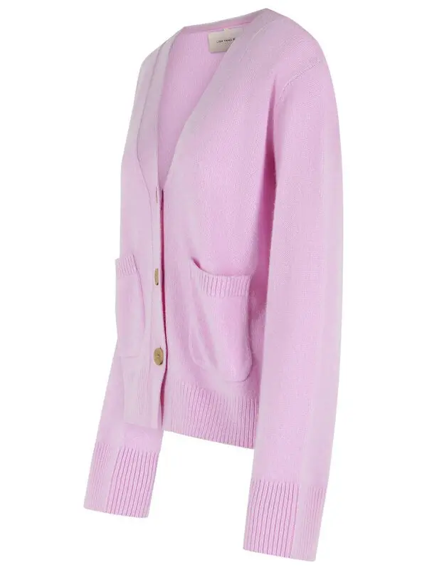 LISA YANG Cashmere & Silk Cardigan - Pink