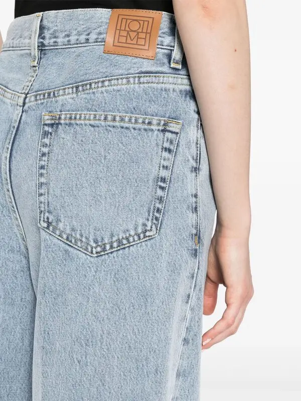 TOTEME Wide Leg Jeans