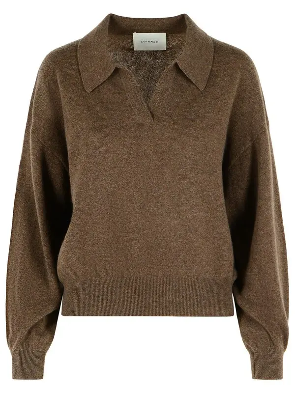 LISA YANG Katriel Cashmere Sweater - Brown