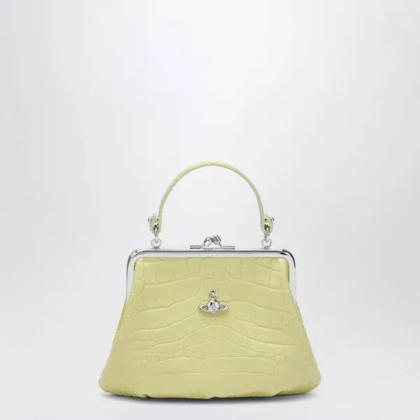 VIVIENNE WESTWOOD Crocodile-embossed Leather Purse - Green