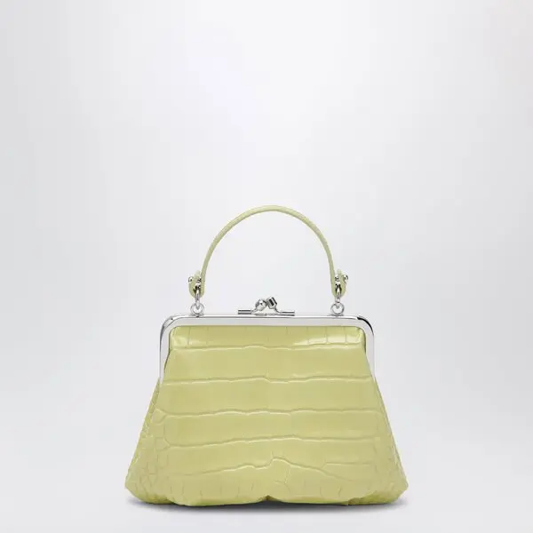 VIVIENNE WESTWOOD Crocodile-embossed Leather Purse - Green
