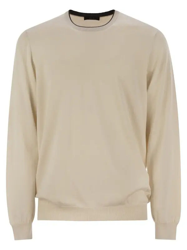 FAY Cotton Crew-neck Jumper