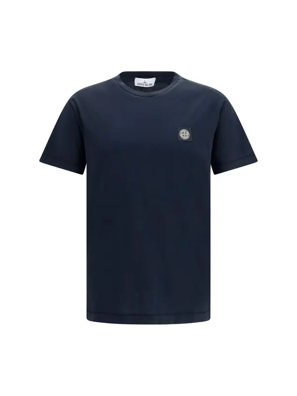 Stone Island Logo Patch T-shirt - Blue