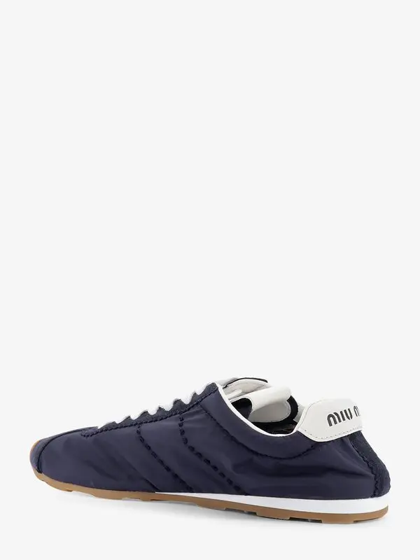 Miu Miu Nylon And Suede Sneakers