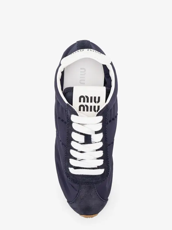 Miu Miu Nylon And Suede Sneakers - Multicolor