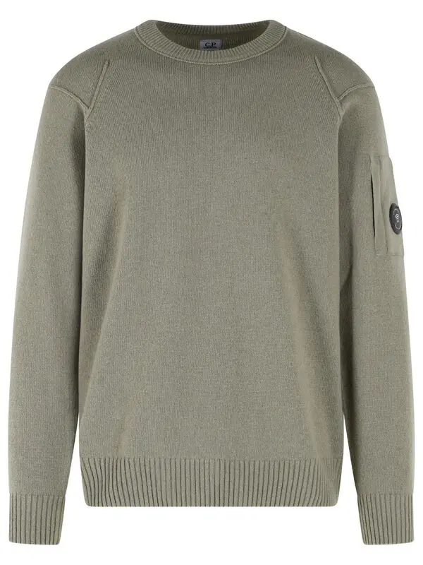 C.P. COMPANY Black Wool Blend Sweater