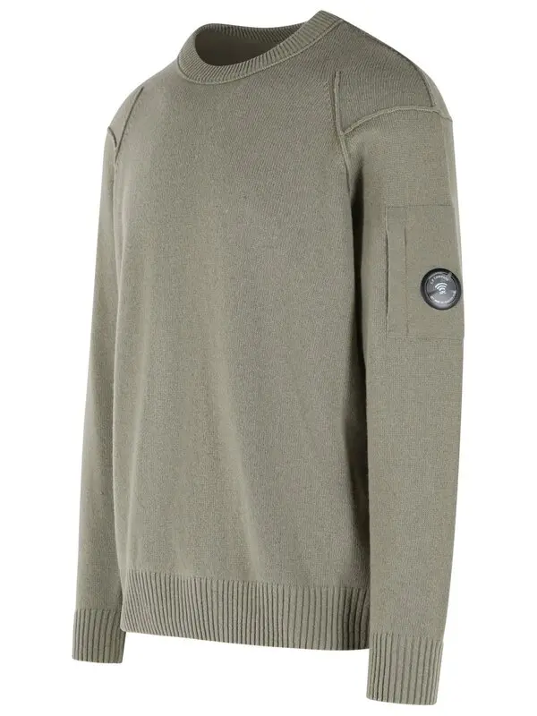 C.P. COMPANY Black Wool Blend Sweater