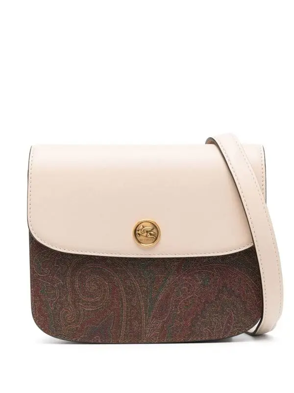Etro Shoulder Bag With Paisley Print Panels - Multicolor