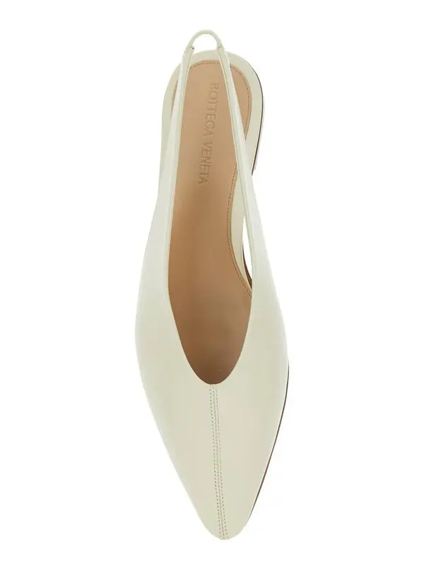 Bottega Veneta Sofia Leather Slingback Ballerinas - Multicolor