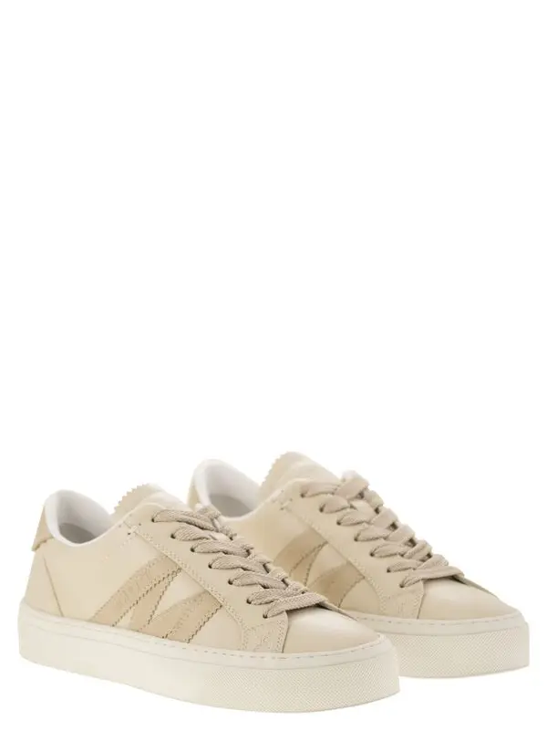 Moncler Monaco2 Leather Trainer