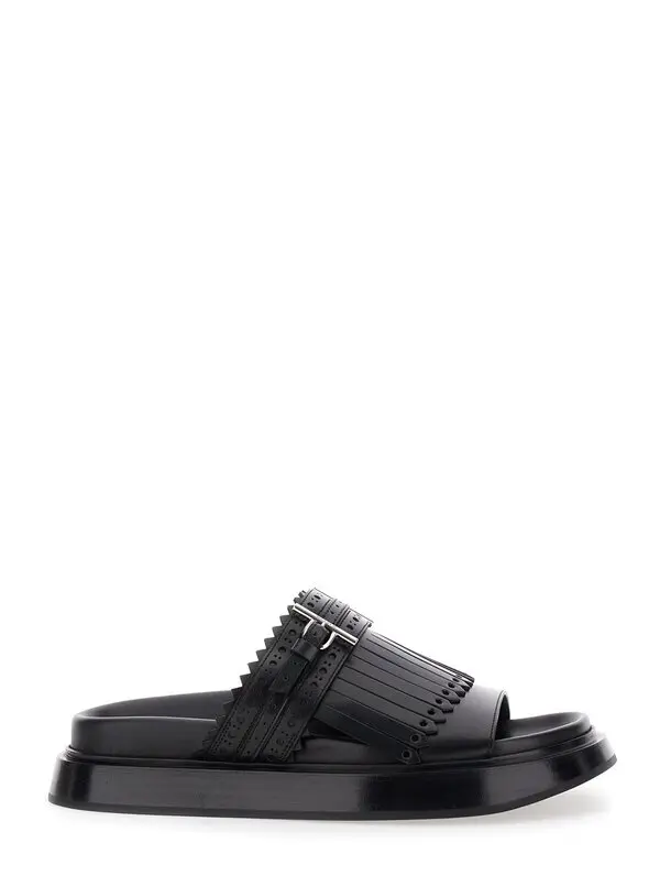 Alexander McQueen Leather Sandals - Multicolor