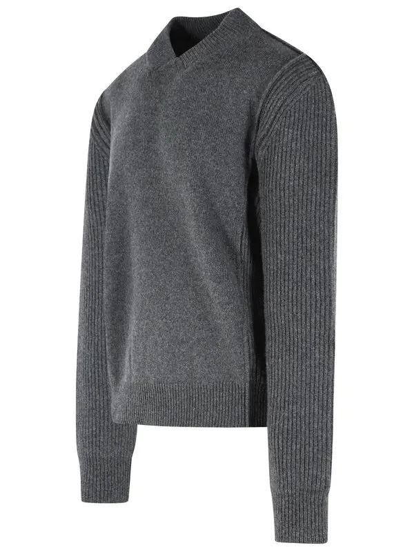 Marni Grey Virgin Wool And Cashmere Sweater