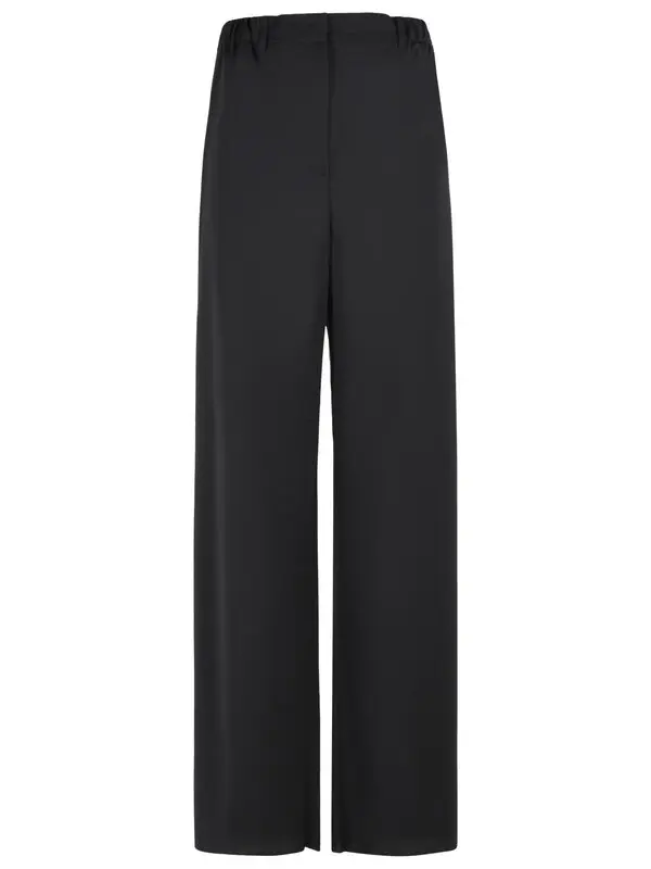 Max Mara Virgin Wool Editto Pants - Black