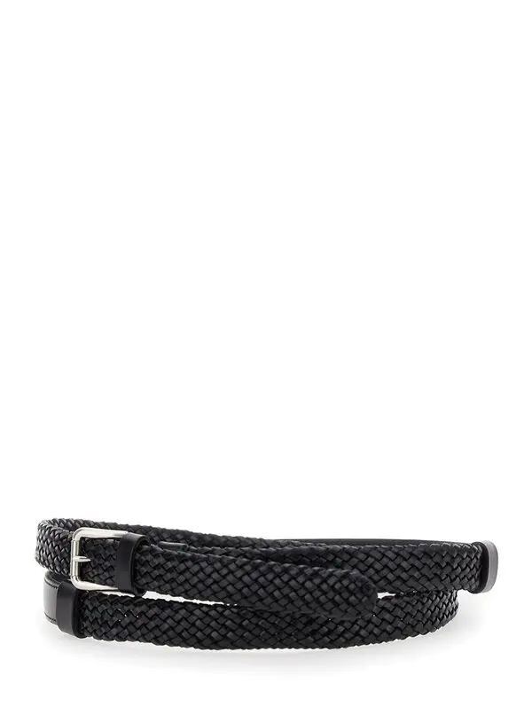 Dolce & Gabbana Leather Interwoven Belt - Multicolor