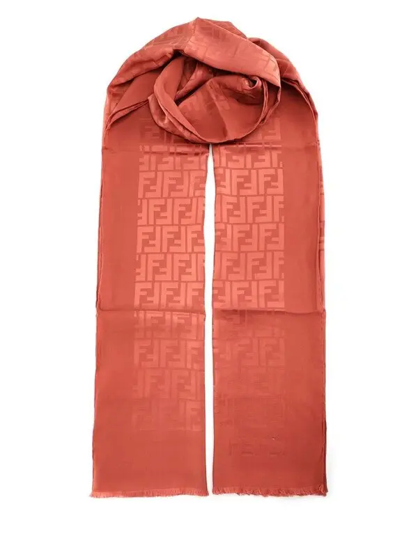 Fendi Ff Stole - Brown