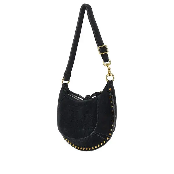 Isabel Marant Étoile Suede Leather Oskan Moon Bag